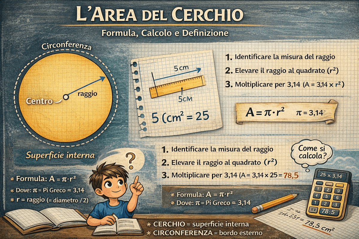 Area del cerchio: formula, calcolo ed esempi pratici ...